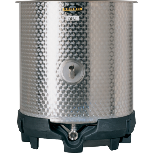 Speidel 1000L SO-Z Dish Bottom Open Top Mixing Tank w/ Forkliftable PE ...
