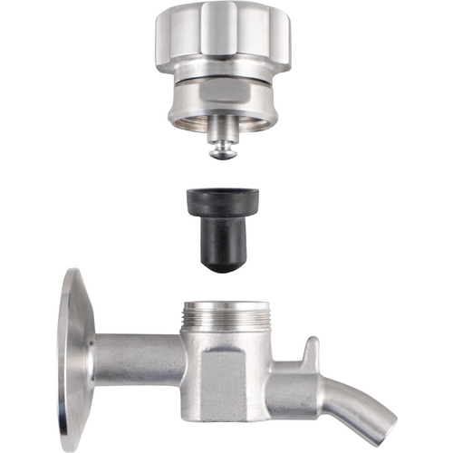MB® Sanitary Sample Valve | Sample Coil Compatible | 1.5" Tri-Clamp ...