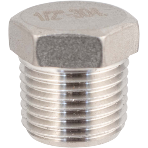 Stainless Plug - 1/2 in. BSPP