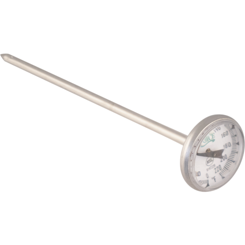 Pocket Thermometer | 1 in. Dial | 5 in. Probe | 0-220°F