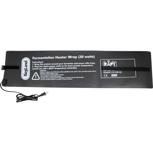 Fermentation Heating Wrap Belt w/ Velcro Strap