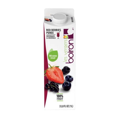 Boiron Red Berries Fruit Puree | 100% Fruit | Shelf Stable | 33 oz