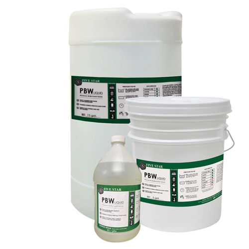 Five Star | Liquid PBW Cleaner | Non-Hazardous | Alkaline Brewery ...