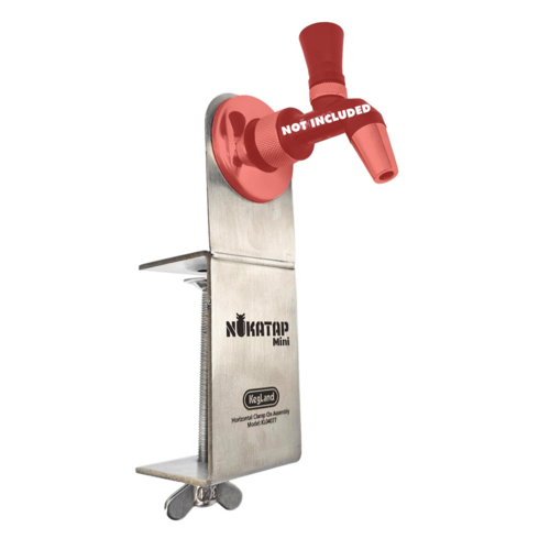 NukaTap® Mini Beer Faucet | Horizontal Clamp On Assembly