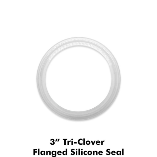 Flanged Tri-Clamp Gasket | Silicone | 3"